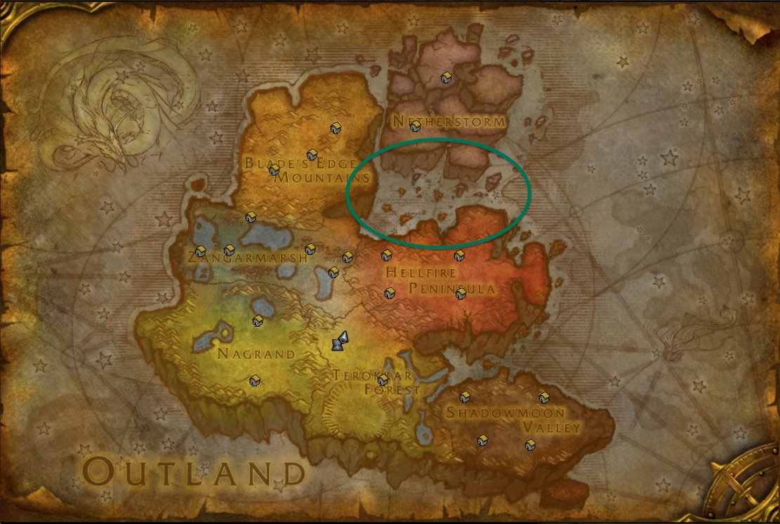 Wowlicious Strange World The Dino Crate In Netherstorm And The Lost Ship In The Twisting Nether