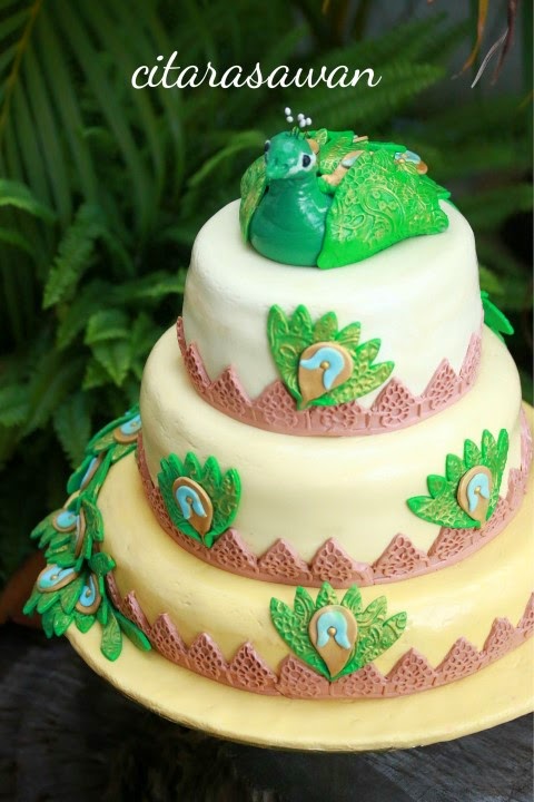 Peacock Cake / Kek Burung Merak ~ Must Read!