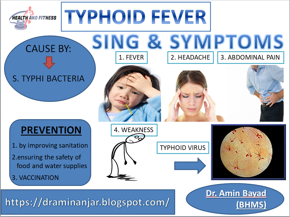 Typhoid Fever: Symptoms, treatment, causes, and prevention - Cregot