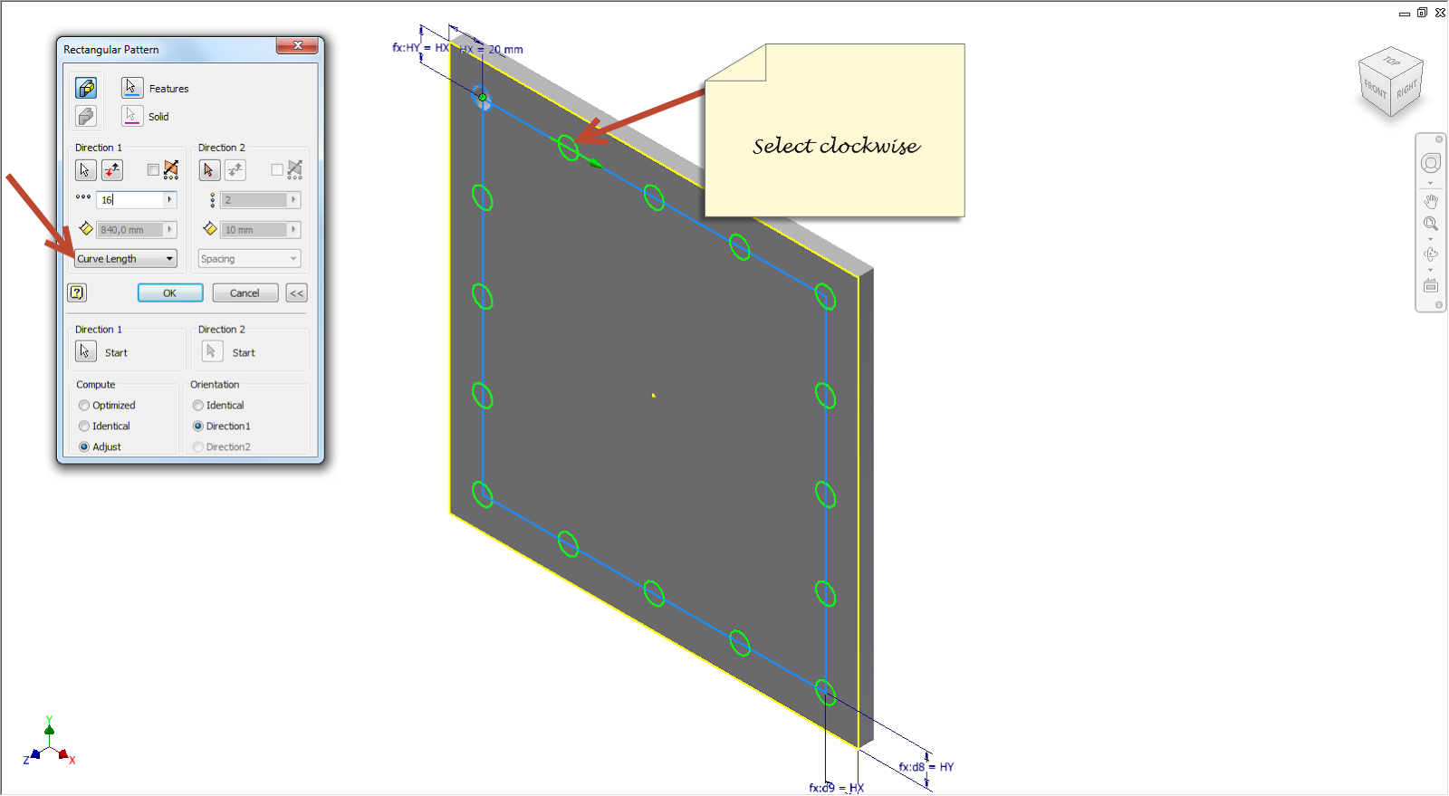 HaCons Cad Site: Autodesk Inventor square flanges
