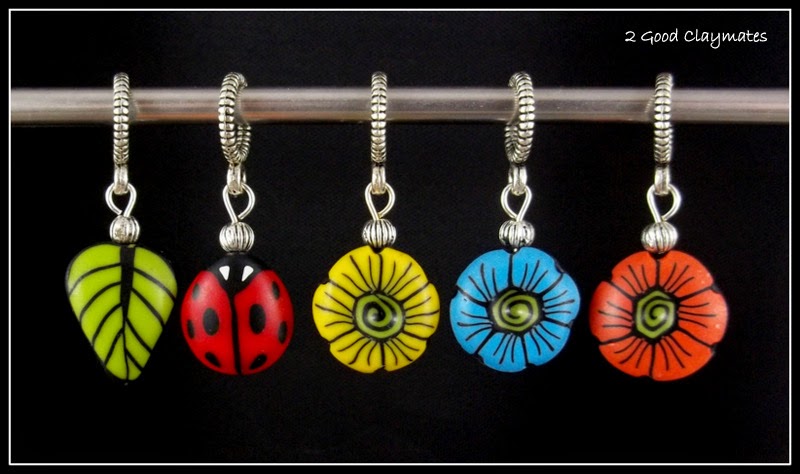 2 Good Claymates: Flowers and Lady Bugs
