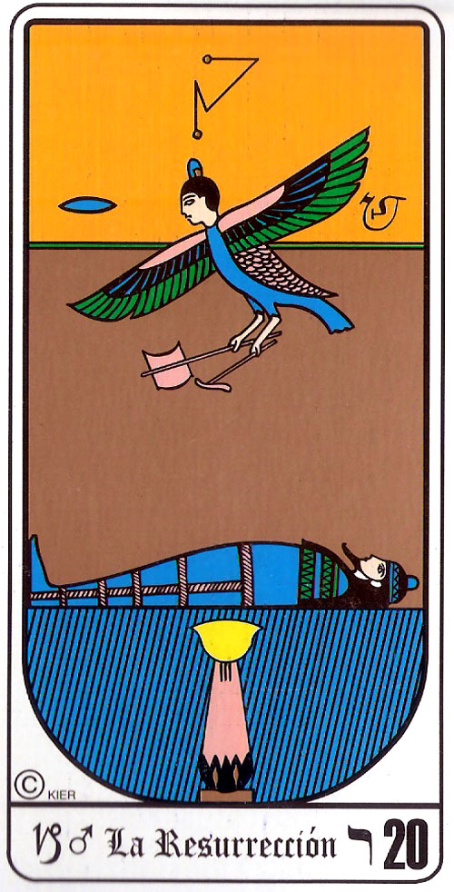 TAROT CAFE...: LA RESURRECCIÓN (Arcano Mayor Nº 20 - TAROT EGIPCIO)