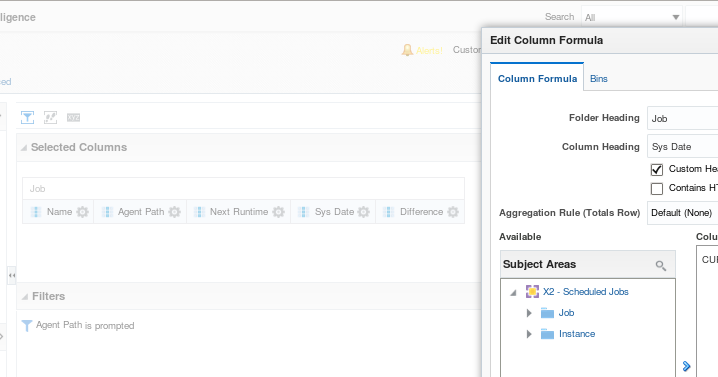 OBIEE: Run OBIEE Agent via Button Event - Part 2 OBIEE: Run OBIEE Agent via Button Event - Part 2