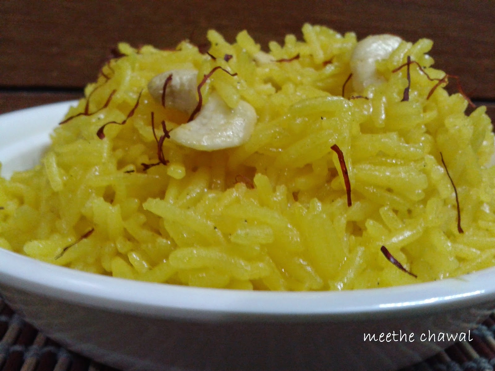 PAAKVIDHI: MEETHE CHAAWAL