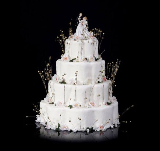 Reteta de acasa: Modele Tortul Miresei - modele cu flori