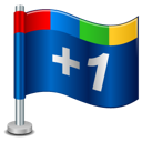Google+ Icono Bandera Azul