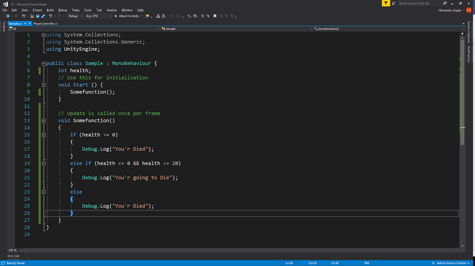 Statements-If, If else, If else If.