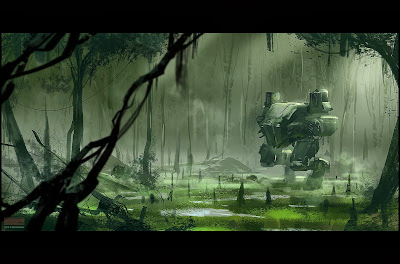 Mark Molnar - Sketchblog of Concept Art and Illustration Works: Swamp ...
