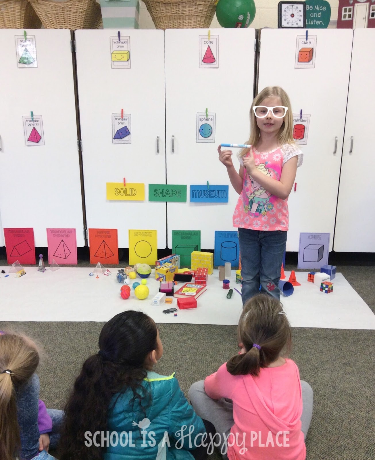 School Is a Happy Place: A Visit to the Solid Shape Museum