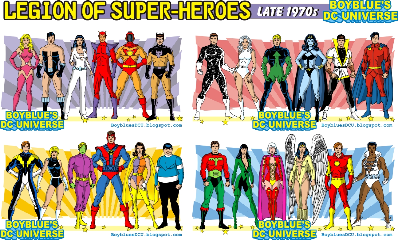 Boyblue's DC Universe: Legion of Super-Heroes 1970s