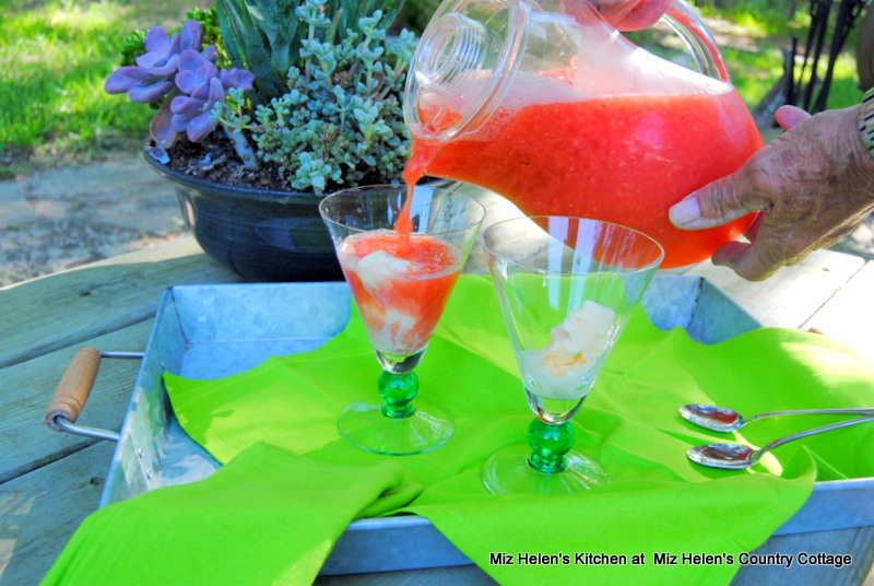 Watermelon Lemonade Float