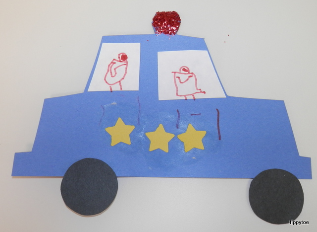 Tippytoe Crafts: Police Car Craft