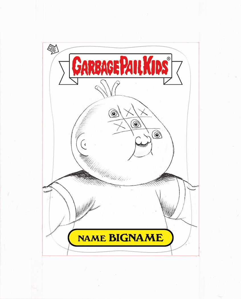 BRENT ENGSTROM'S BLOG: 2014 series 1 Garbage Pail Kids concept drawings