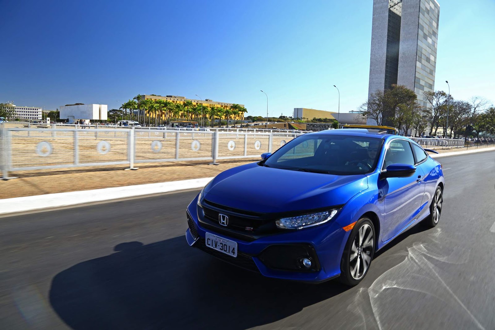 Honda Civic Si Brilliant Sporty Blue Metallic: fotos - Brasília