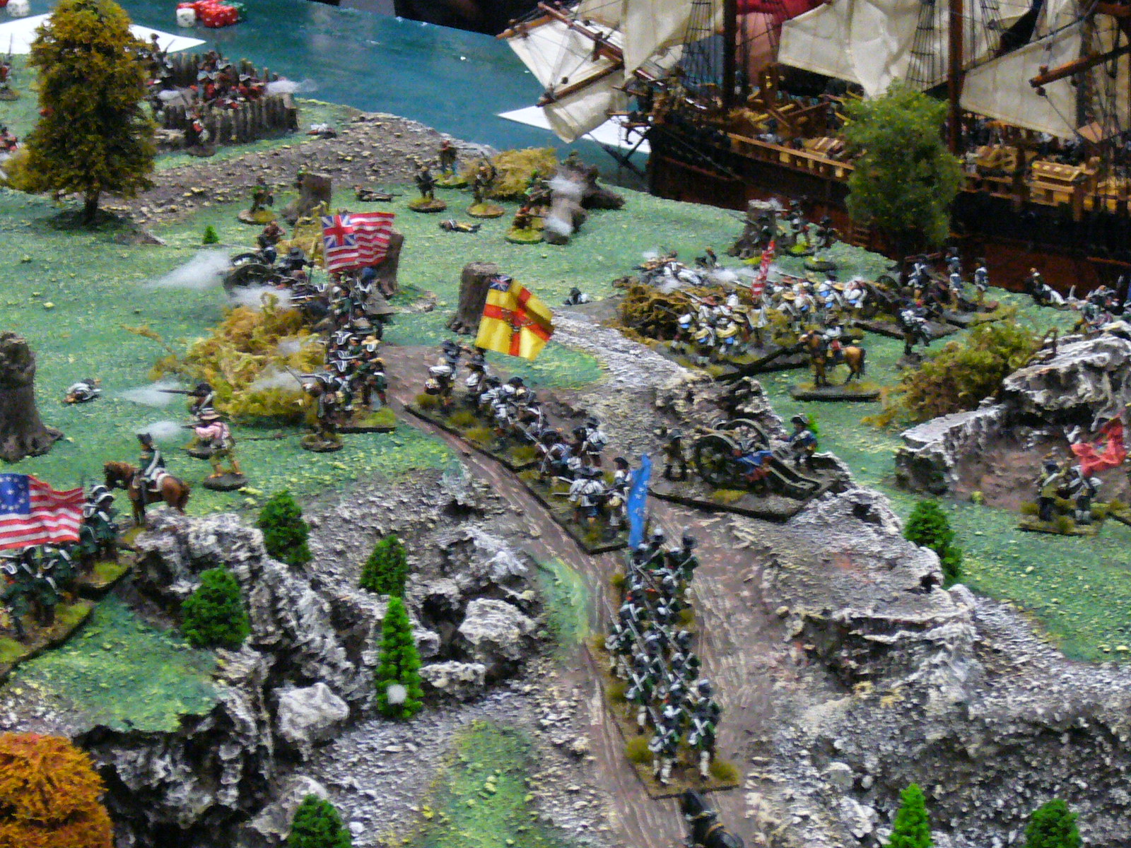 History in 1/72: A very interesting AWI Diorama in 28mm at the Salute