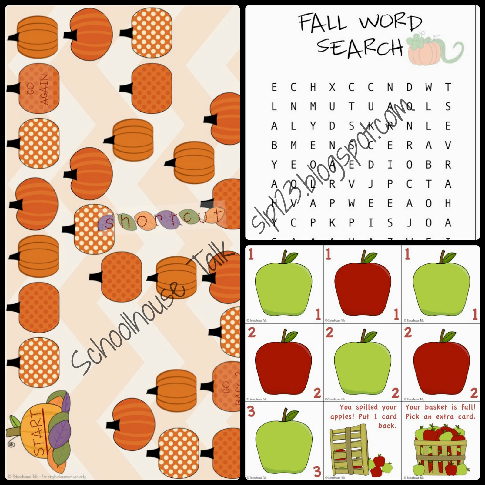 Schoolhouse Talk!: Fall-ing Into Fantastic Speech