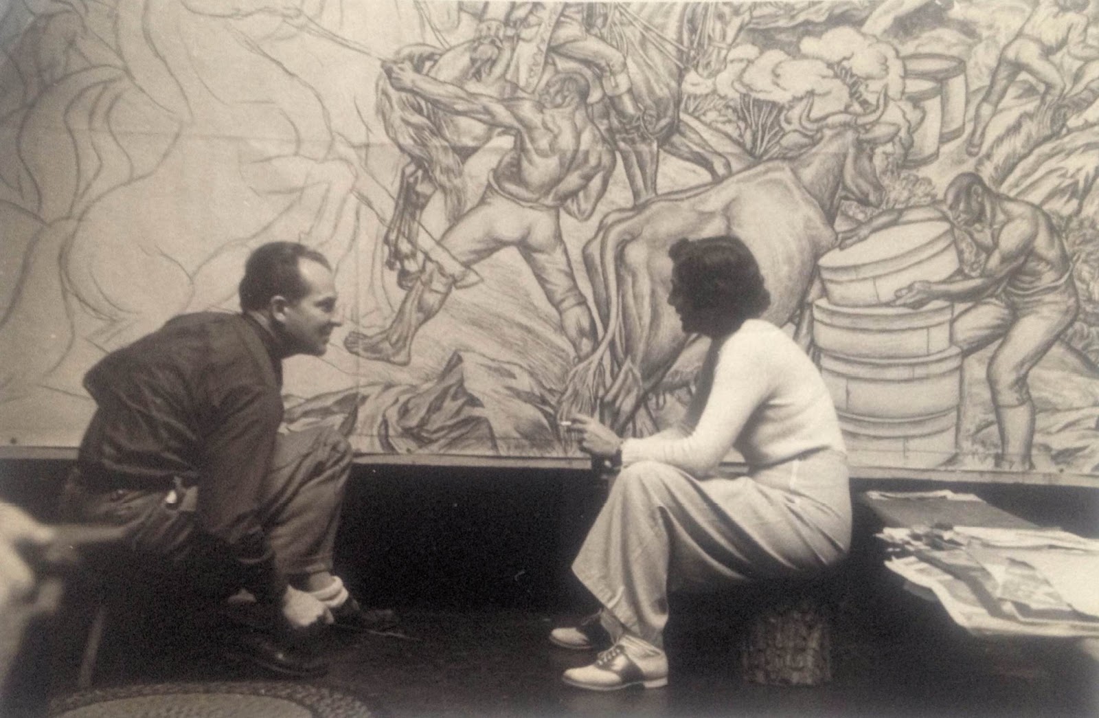 Washington County History: New Drawings of the Baker Mural