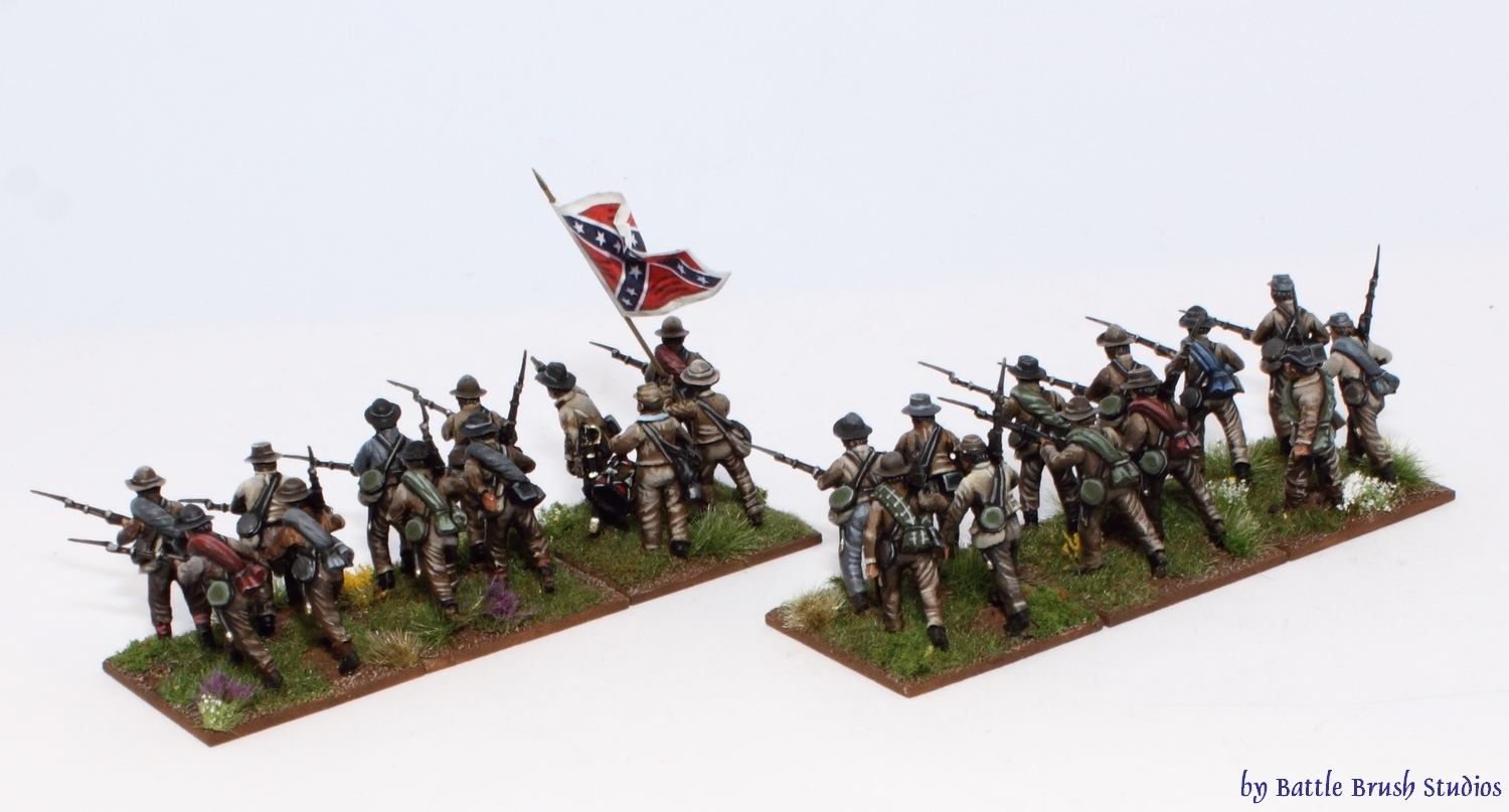 Battle Brush Studios: Review: Perry Miniatures Confederate Infantry ...