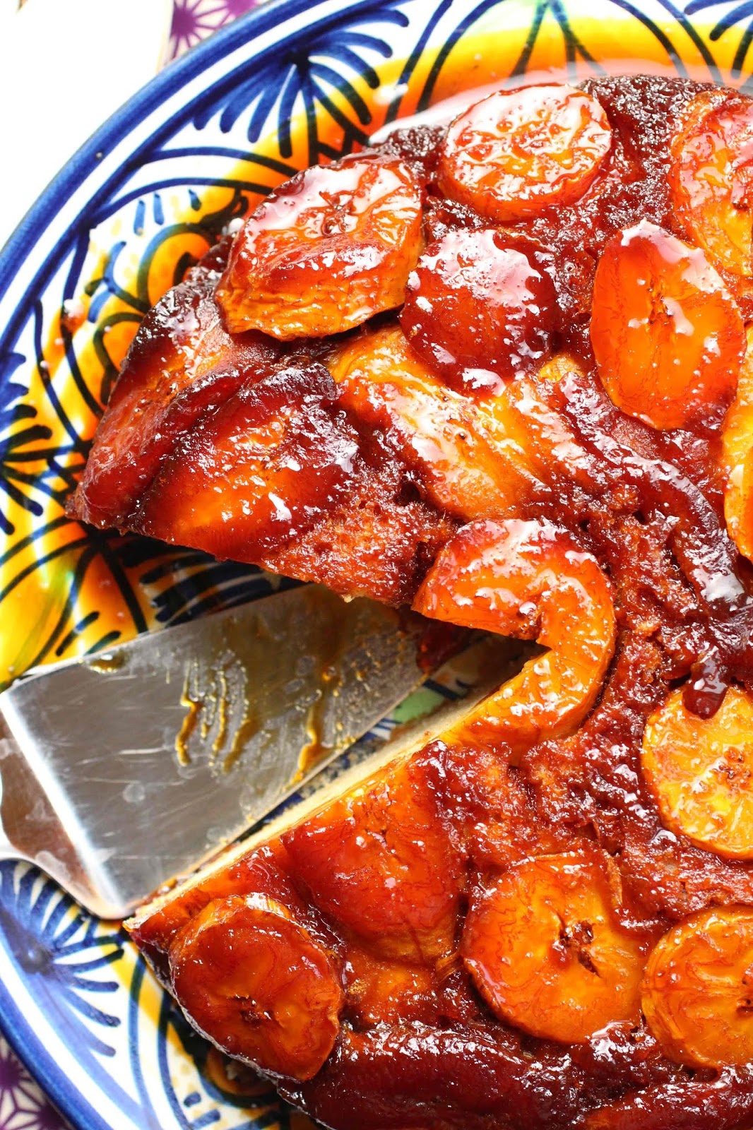 Un peu gay dans les coings...: Gâteau renversé à la banane plantain