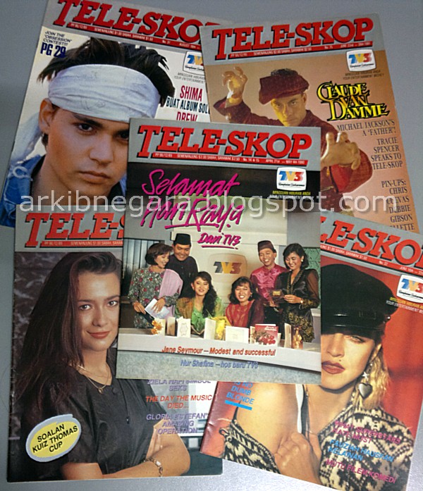 Arkib Negara X Majalah Tele Skop 1990 And 1991