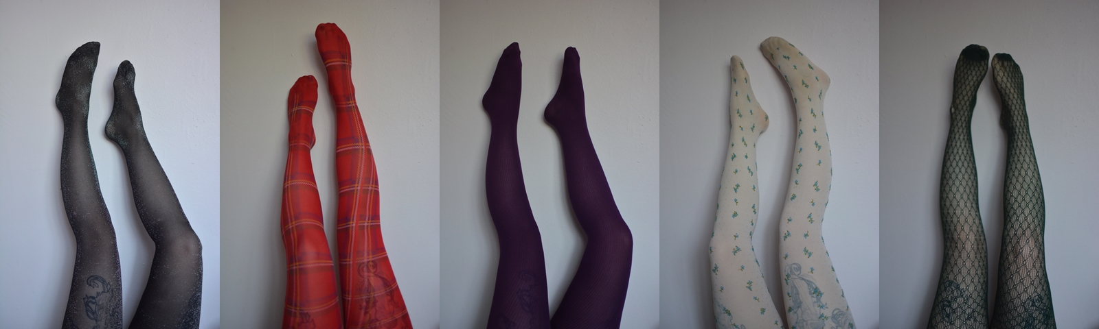 Ways To Wear Coloured Tights - Tessa Holly