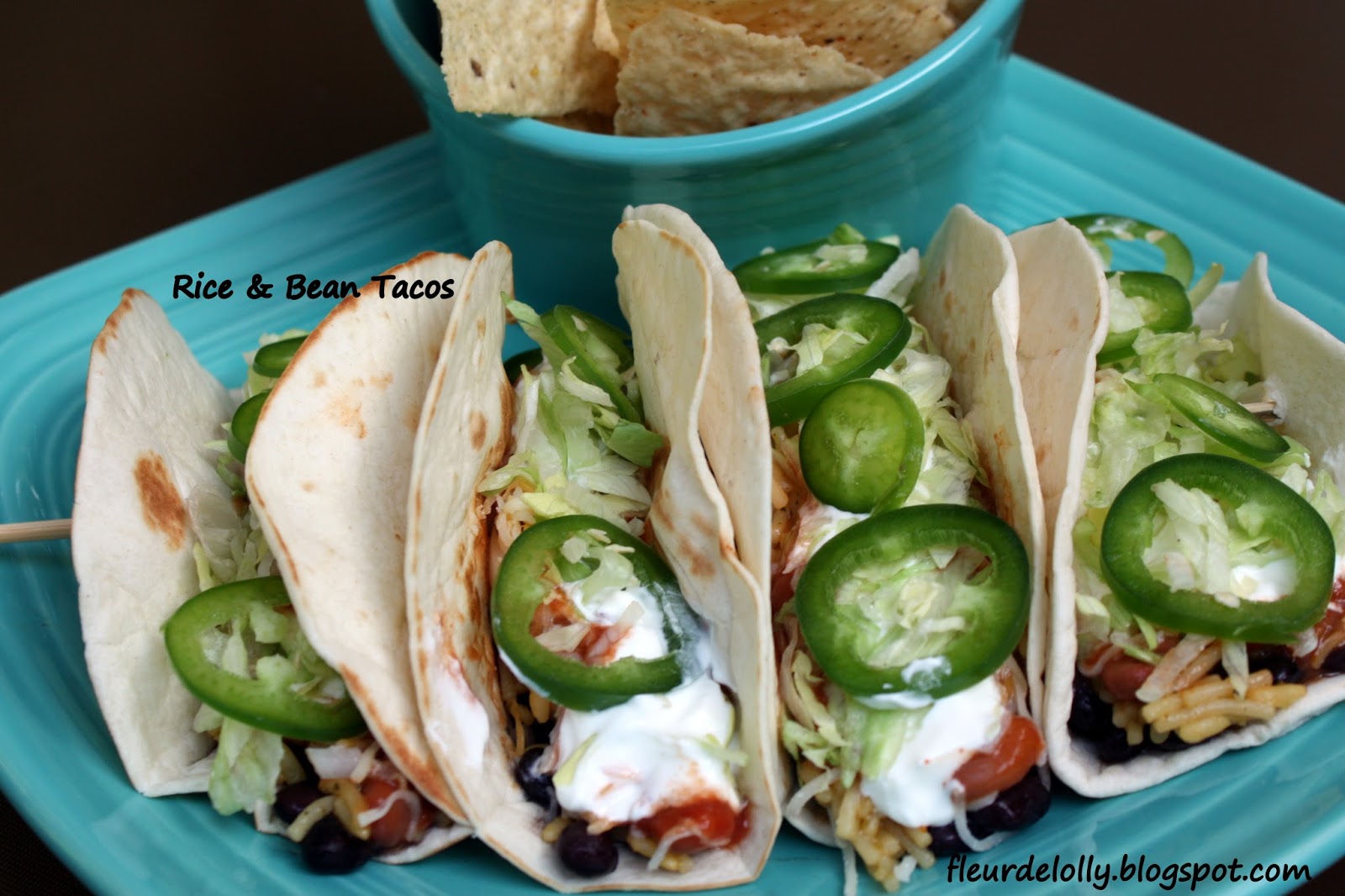 Fleur de Lolly: Taco Tuesdays: Rice and Beans Soft Tacos