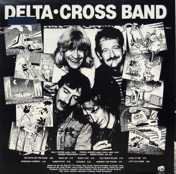 johnkatsmc5: Delta Cross Band (Delta Blues Band‎) “Rave On” 1980 Danish ...