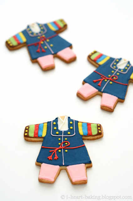i heart baking!: korean hanbok cookies for a baby first birthday 'dol ...