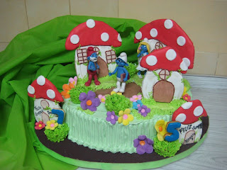 Tortas los pitufos - Imagui