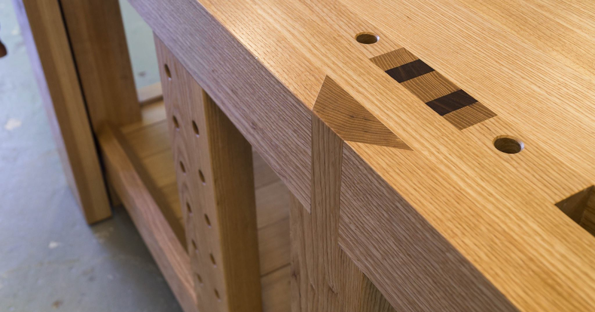 David Barron Furniture: Wonderful Roubo Bench with Benchcrafted Hardware.