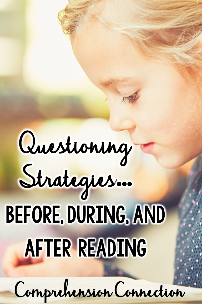 Easy To Use Questioning Strategies For Before, During, And After Reading