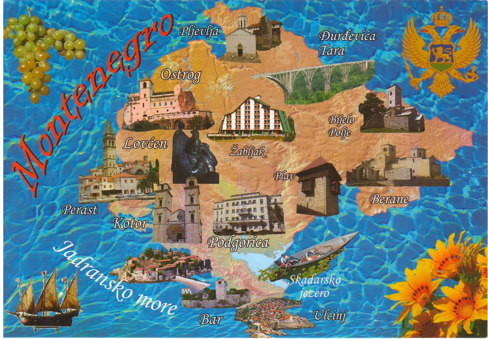 One postcard, One world: Postcard from Montenegro