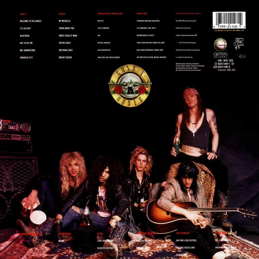 Discos para história: Appetite for Destruction, do Guns N' Roses (1987)