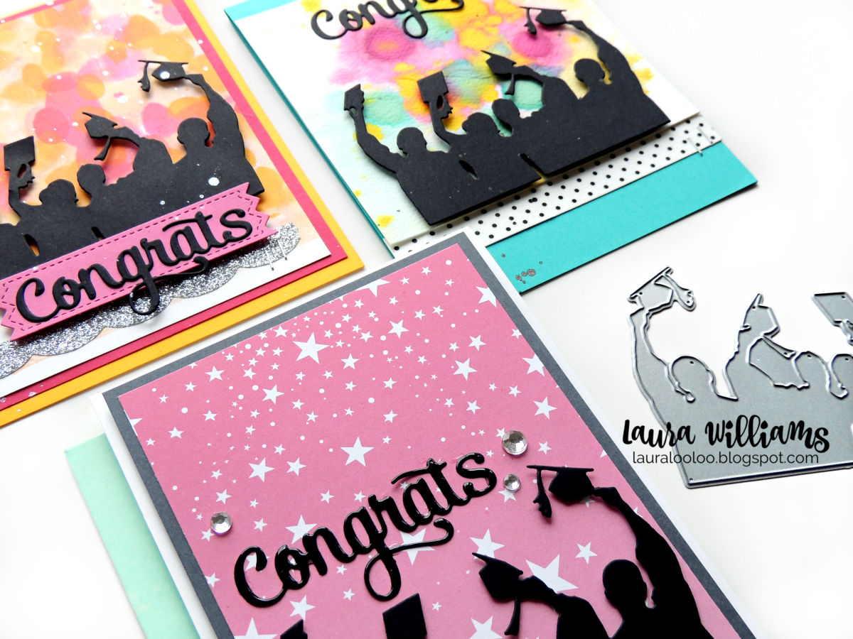 lauralooloo: How to Make Three Different Graduation Cards with the Same ...