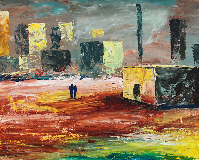 Artospective: Abstract Expressionistic Paintings by Angel Reyes.