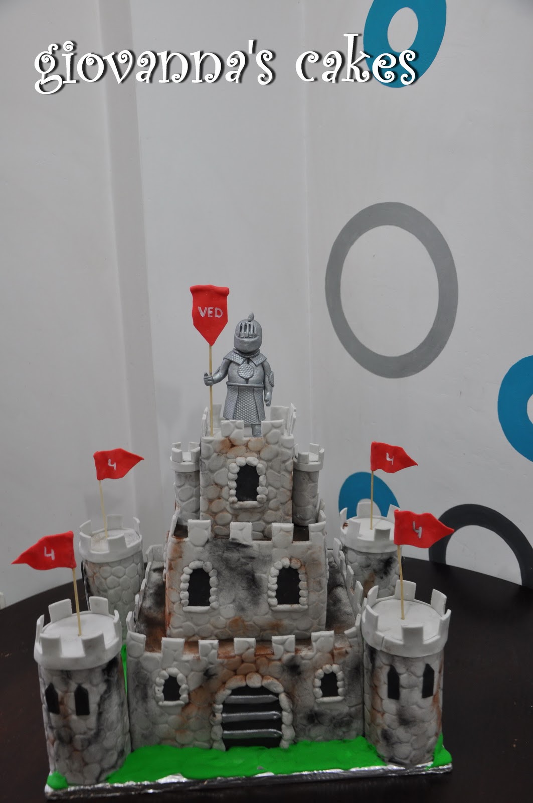 giovanna's cakes: Knight castle cake