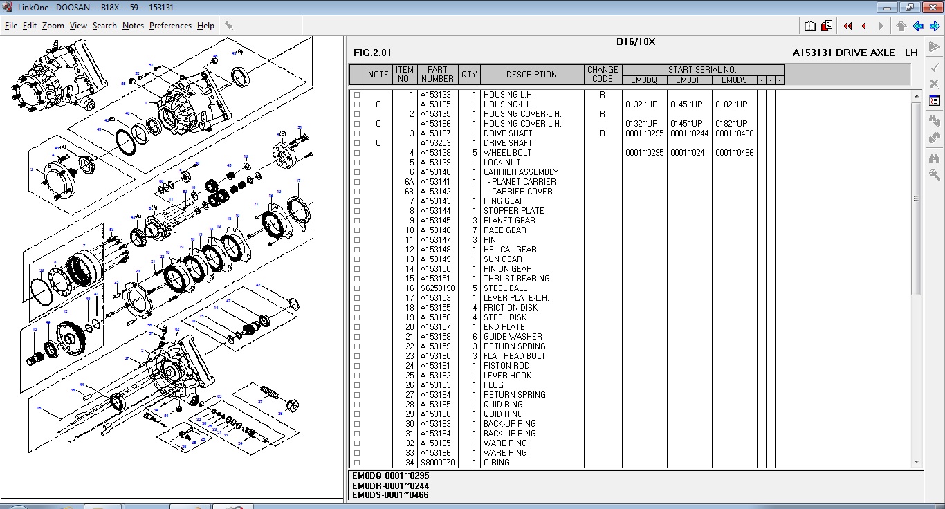 BIENVENIDOS MECANICASOFTWAREDZ: Software EPC Daewoo-Doosan lift trucks ...