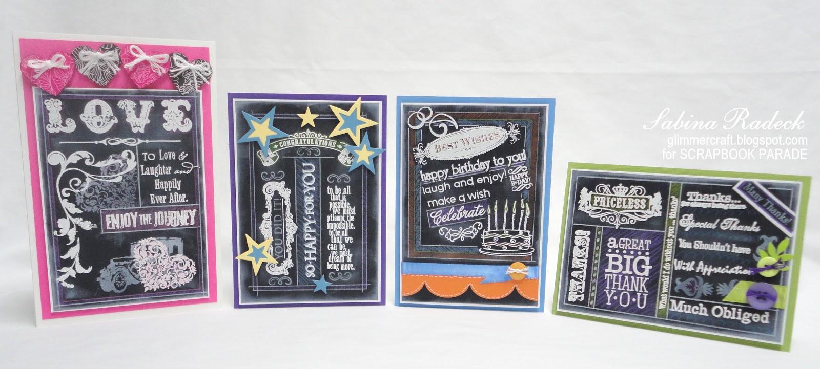 Fun Chalkboard Cards | Aspiring to Creativity