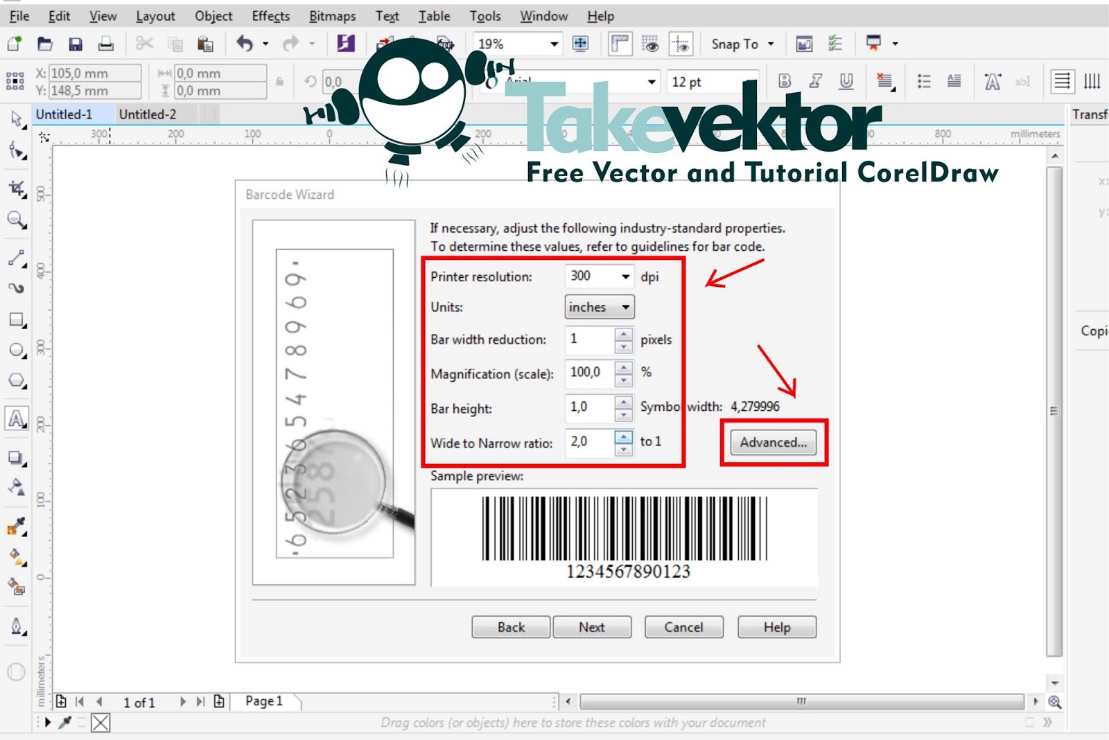 Cara Membuat BarCode Di CorelDRAW X7 TakeVektor Tutorial And Free Cara Membuat BarCode Di CorelDRAW X7 TakeVektor Tutorial And Free