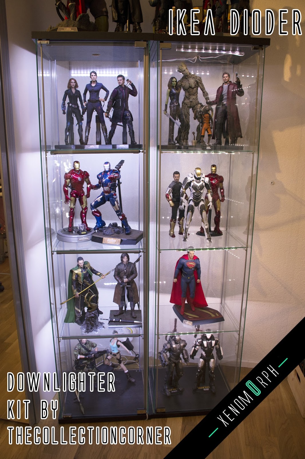 Ikea Detolf LED Kit "Downlighter" by thecollectioncorner.com