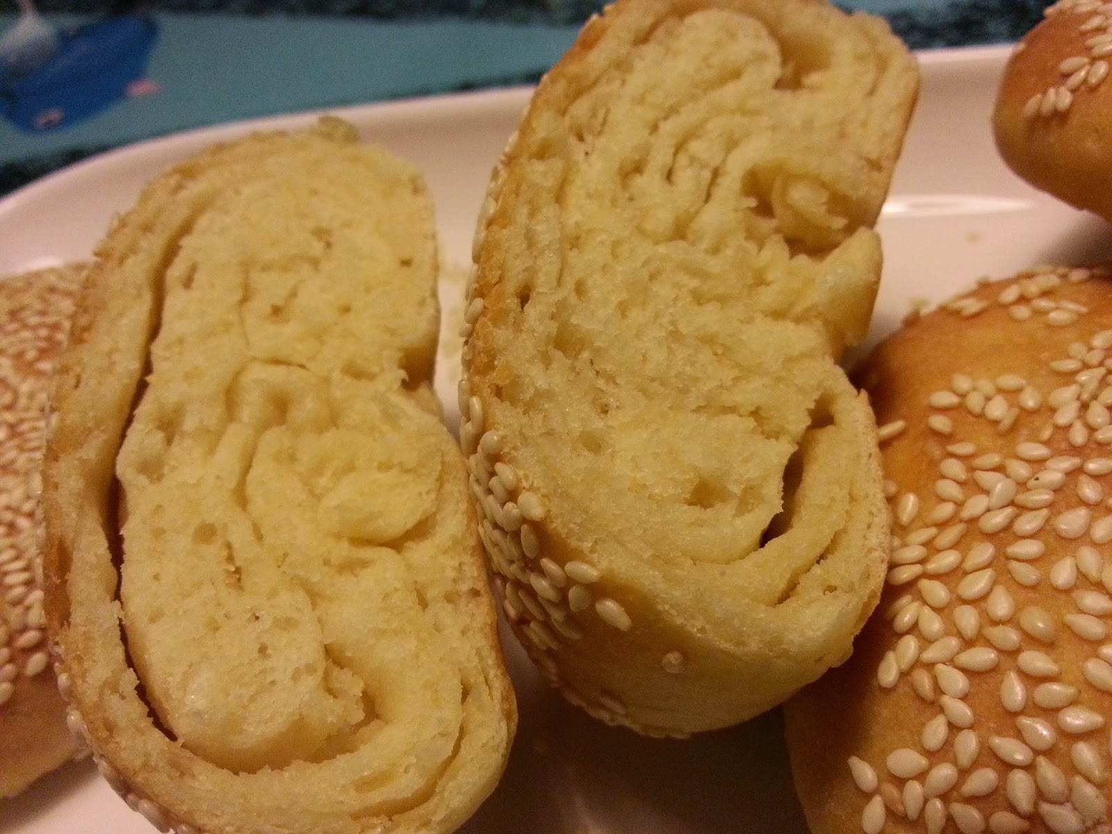 Pat's Kitchen Journal: Sesame crispy Bing ( baked)