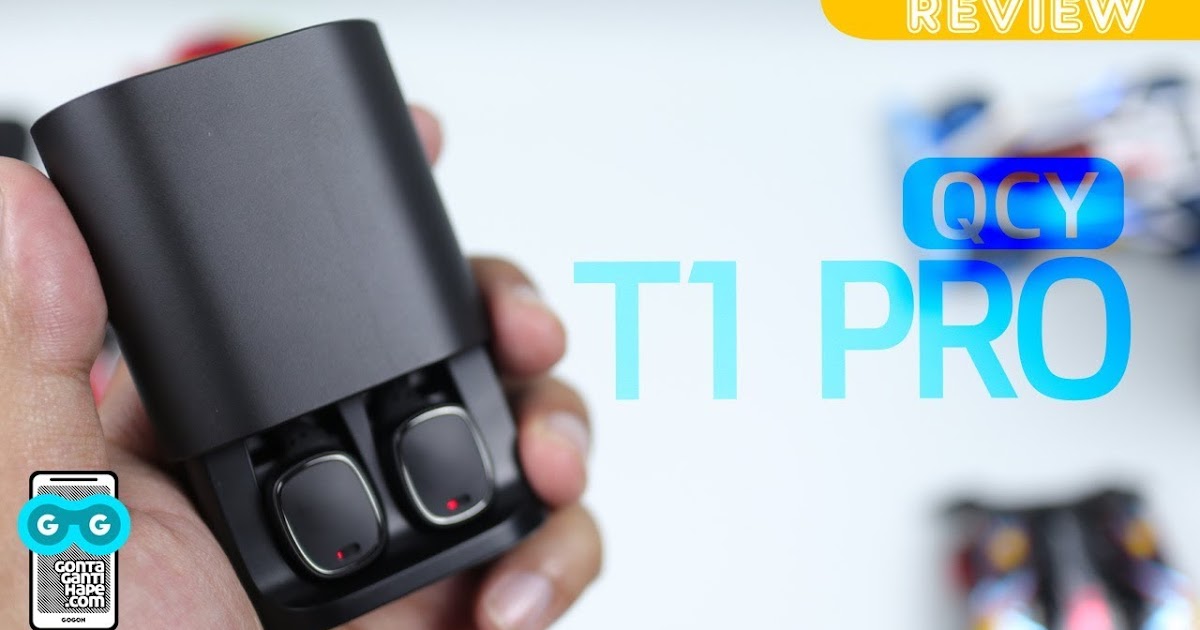 QCY T1 Pro TWS Touch Control Bluetooth Earphones - BLACK 26