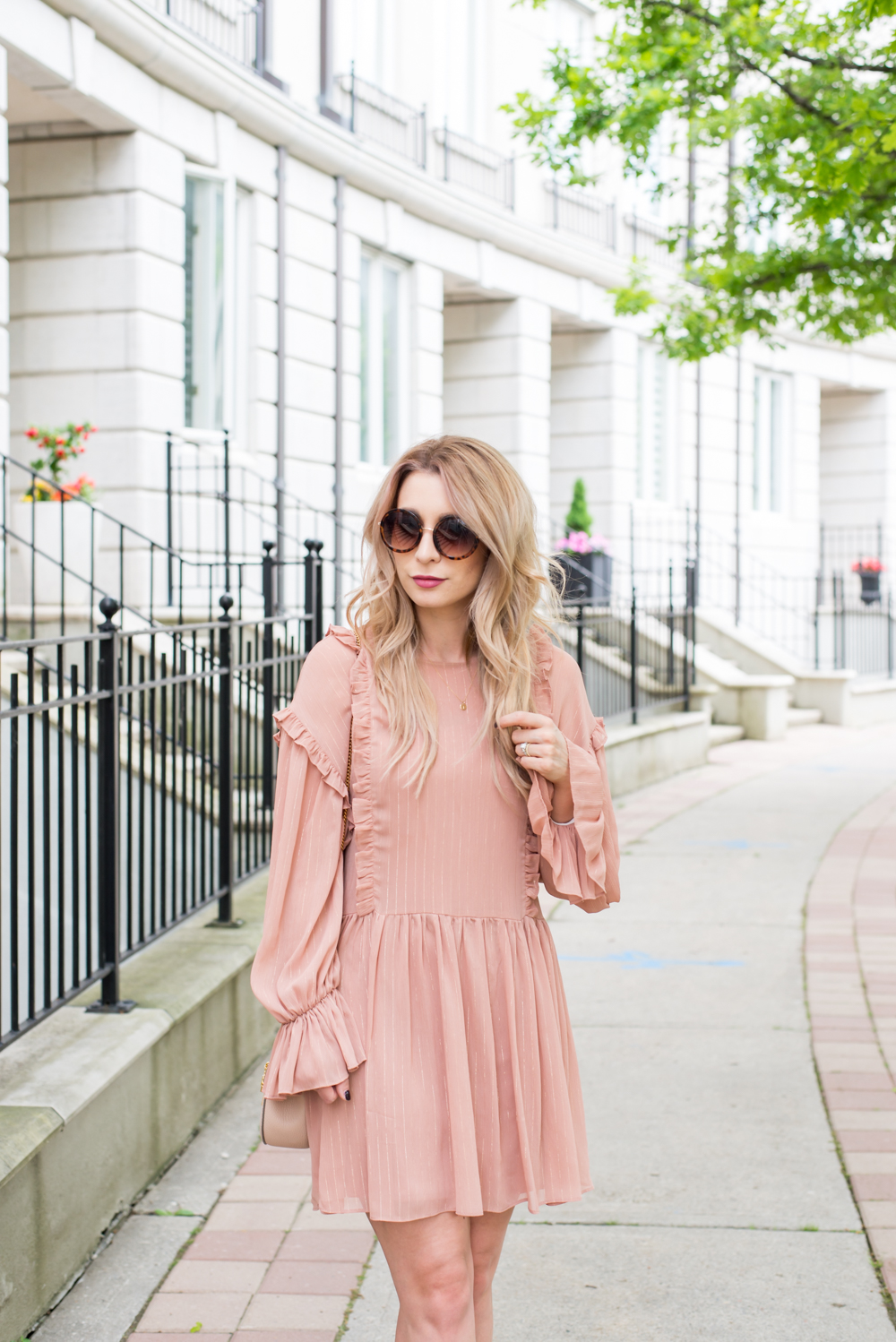 OOTD - My Perfect Pink Dress | La Petite Noob | A Toronto-Based Fashion ...