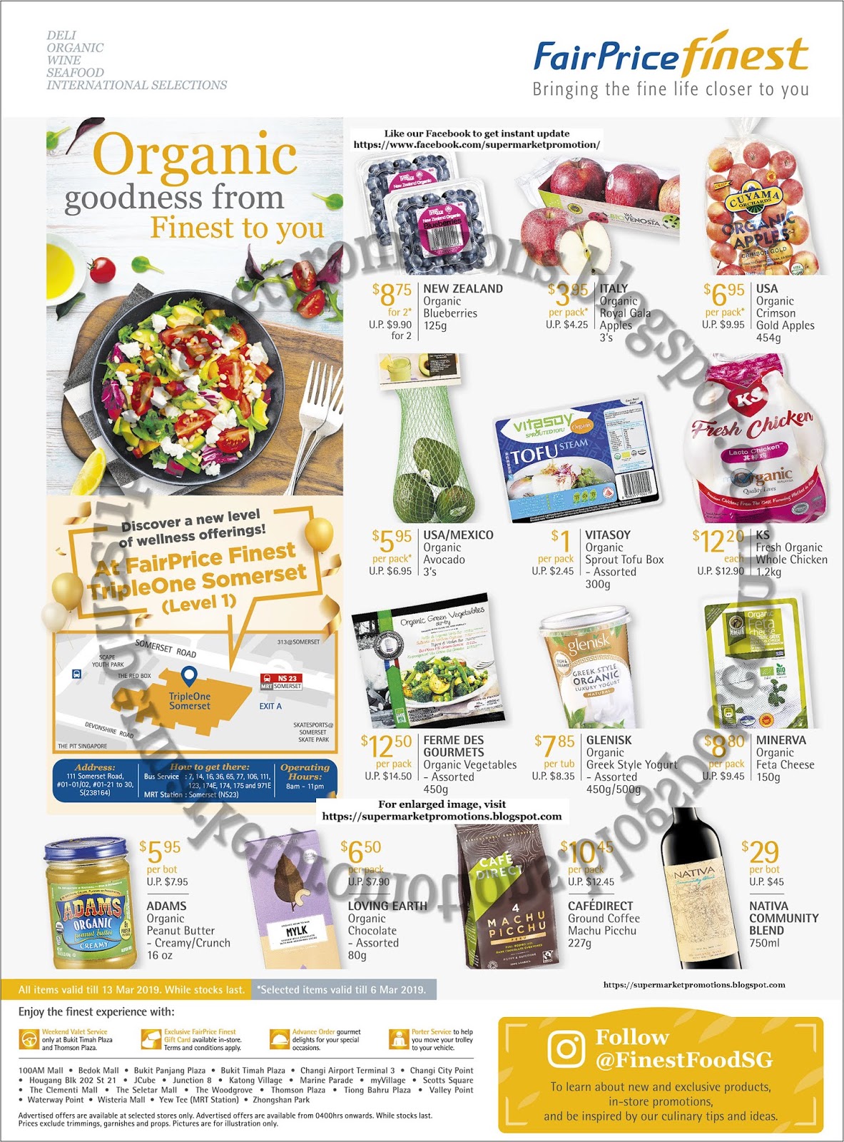 NTUC FairPrice Finest Organic Promotion 28 February - 13 March 2019 ...