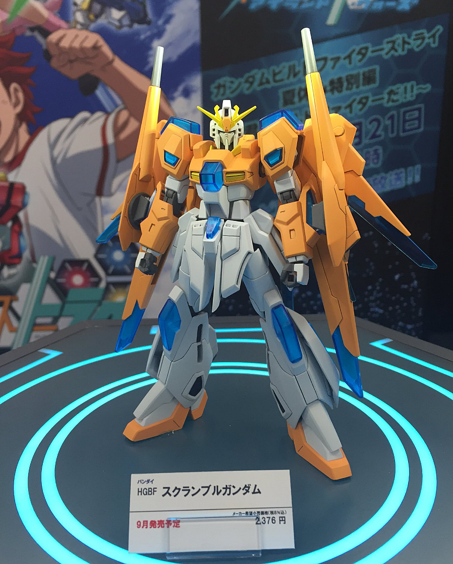 GUNDAM GUY: HGBF 1/144 Scramble Gundam [Tentative Name] - On Display Images