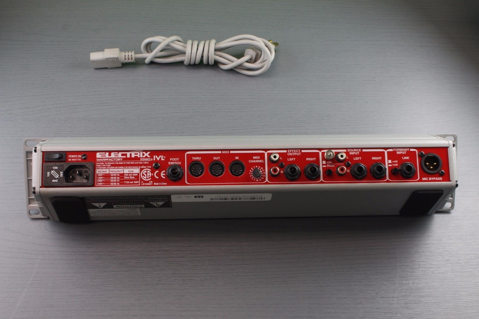 MATRIXSYNTH: Electrix Warp Factory Vocoder