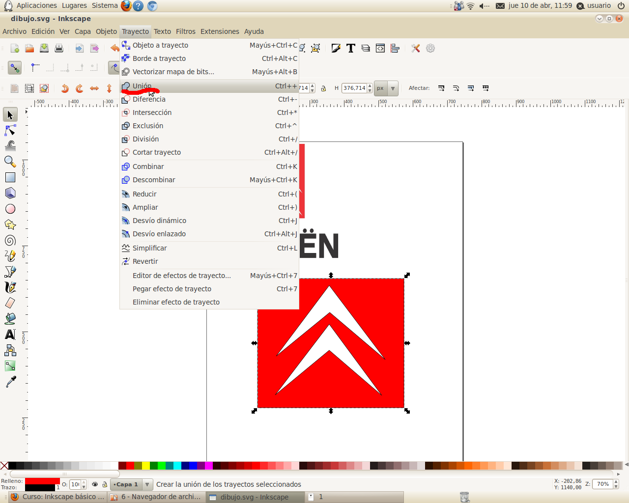 Tutorial Inkscape: LOGO 6