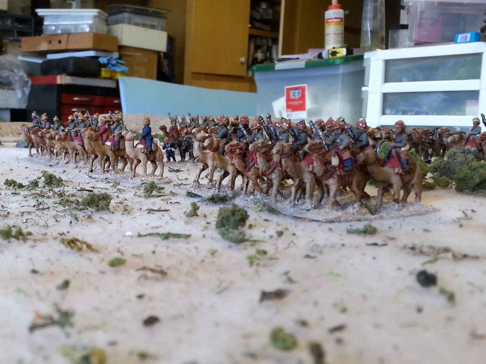 Point of Contact: Wargaming with ChuckaZulu: 15mm British Camel Corps