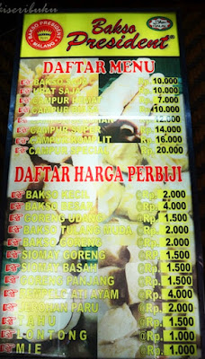 Bakso President Hanya Ada di Kota Malang - CentraKuliner™