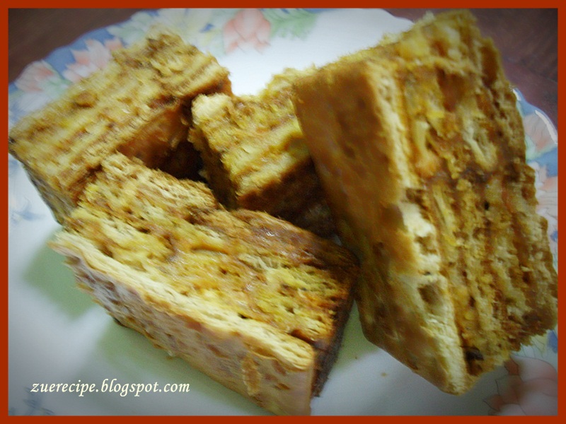 KOLEKSI RESEPI: Murtabak sardin cracker